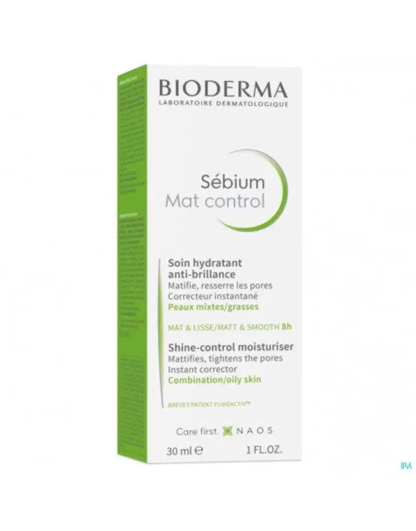 BIODERMA SEBIUM Mat Control 30ml - Didoucha Parapharmacie