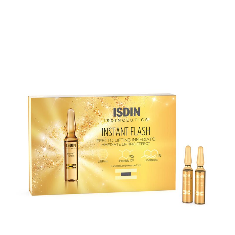 ISDIN ISDINCEUTICS Instant Flash 5 Ampoules - Didoucha Parapharmacie