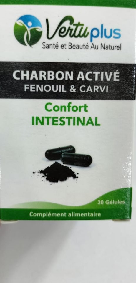 Vertu Plus Charbon Activé 30 Gélules