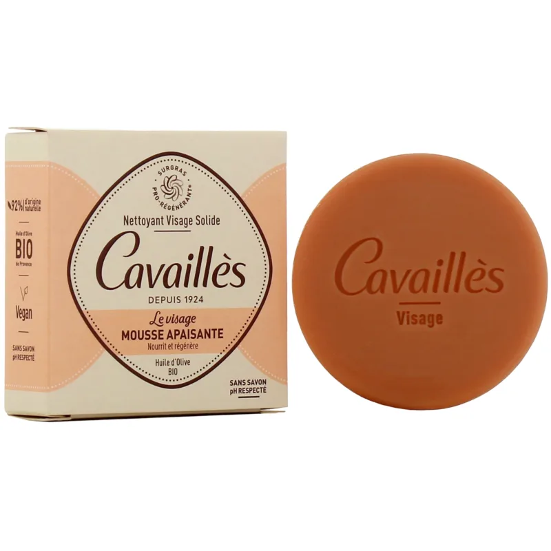 Mousse Apaisante Le Visage Rogé Cavaillès Solide 70 G