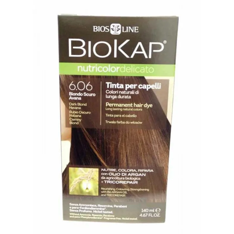 Biokap Nutricolor Delicato 6.06 Blond foncé havane