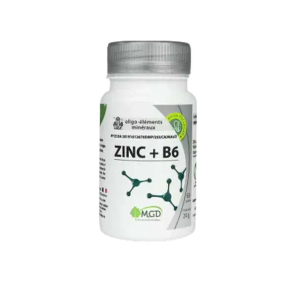 MGD Zinc + B6 60 Gelules - Didoucha Parapharmacie