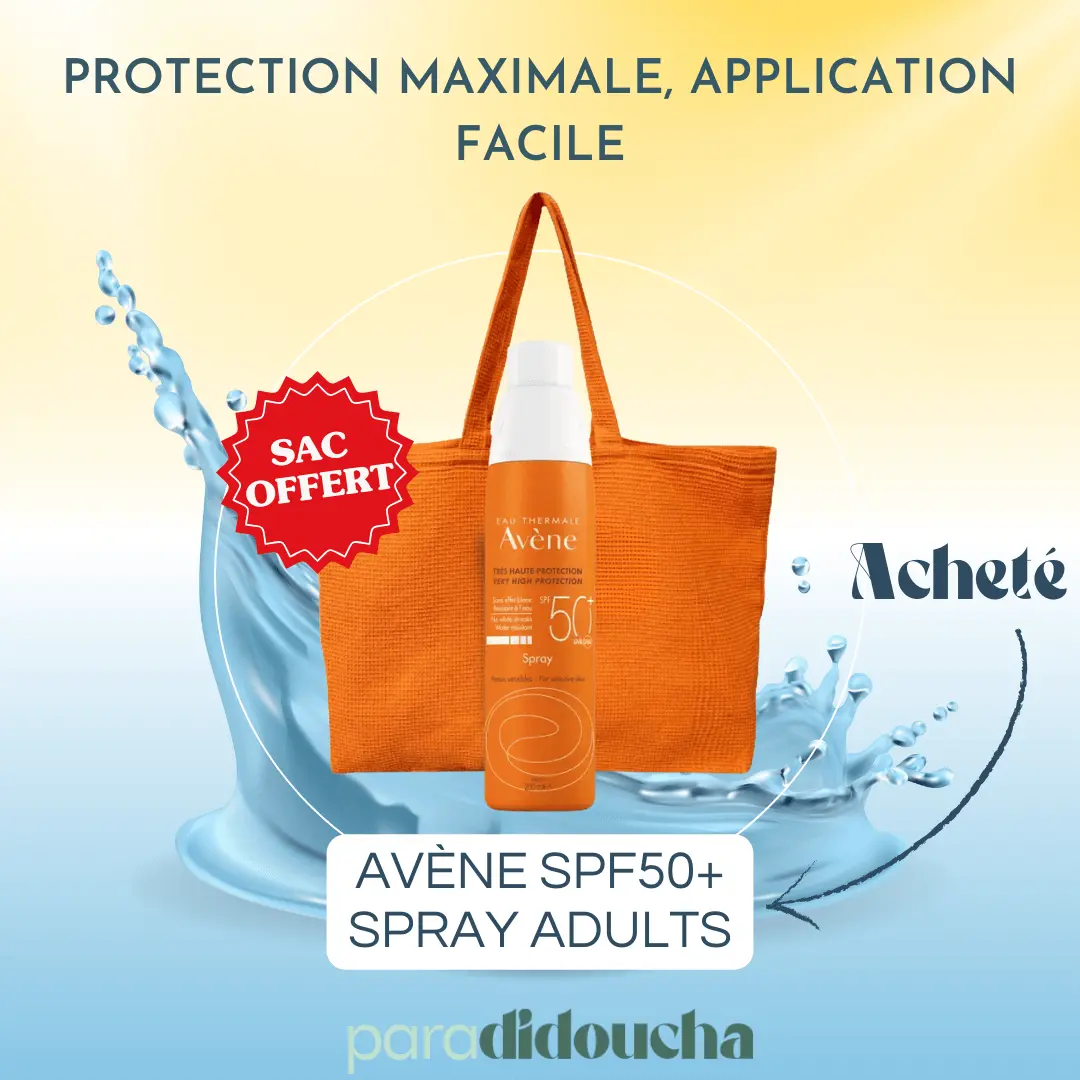 Eau Thermale Avène Spray Solaire SPF50+ 200ml + Sac de Plage Offert ...