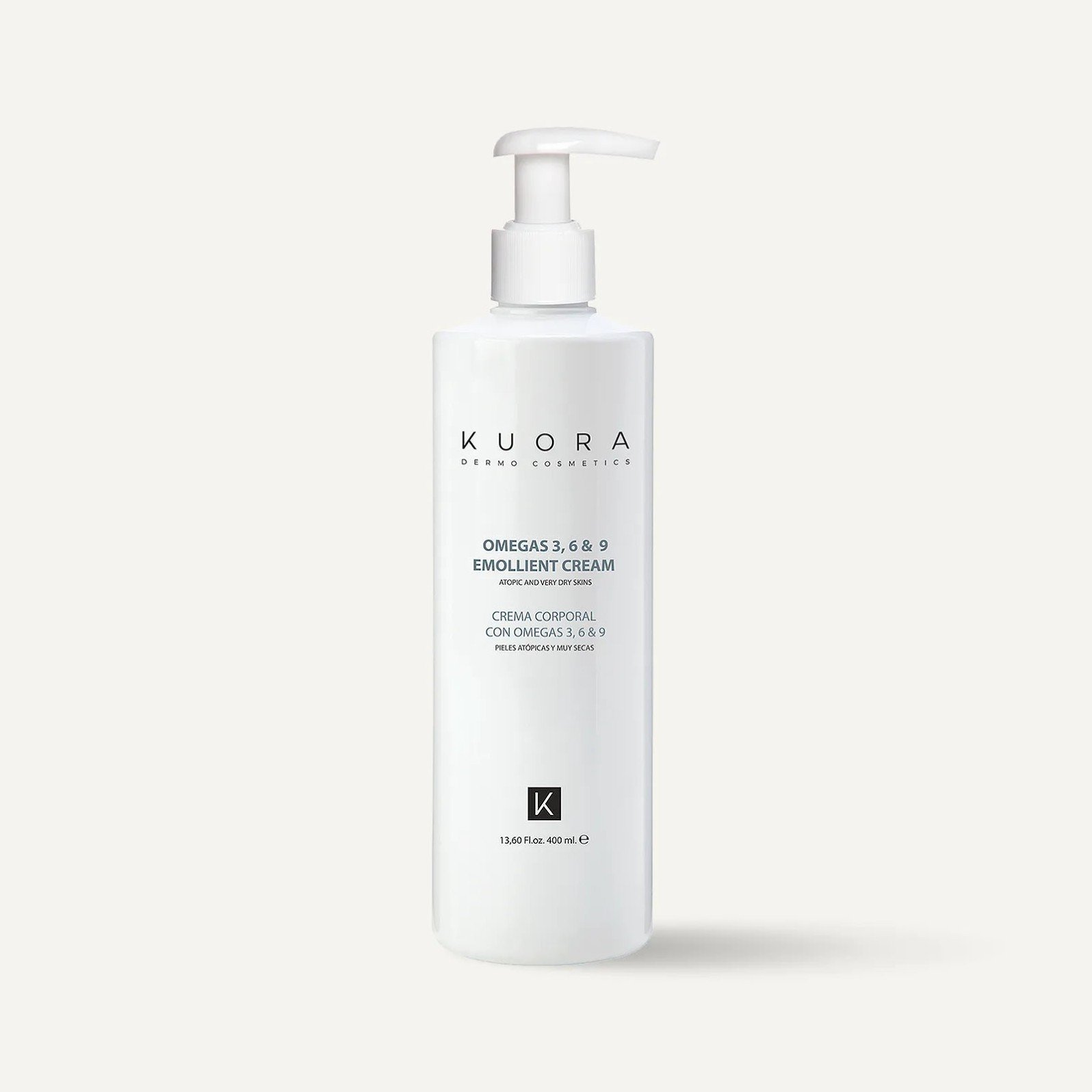 KUORA Crème Emolliente Oméga 3, 6 & 9 - 400ML - Didoucha Parapharmacie