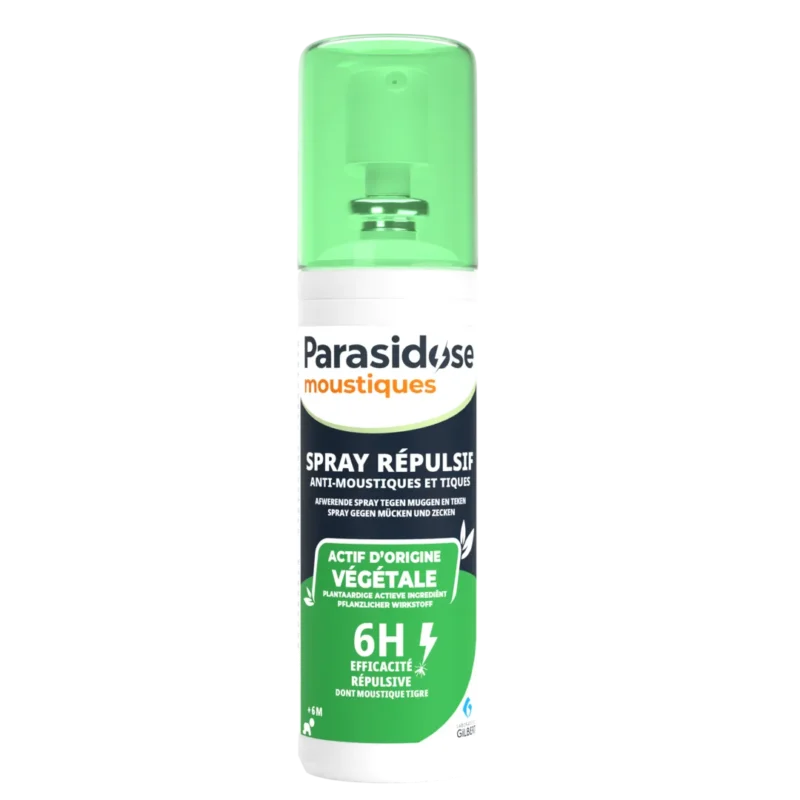 Parasidose Répulsif Spray Anti-Moustiques Végétal 6h - Didoucha ...